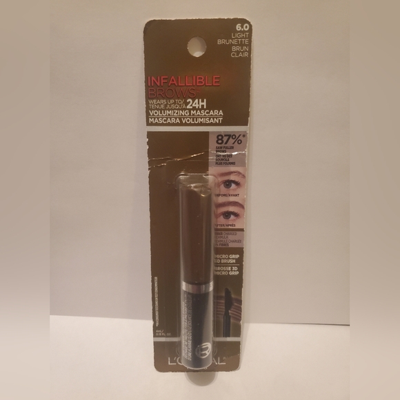 L'Oreal | Makeup | Infallible Brows Mascara Light Brunette | Poshmark